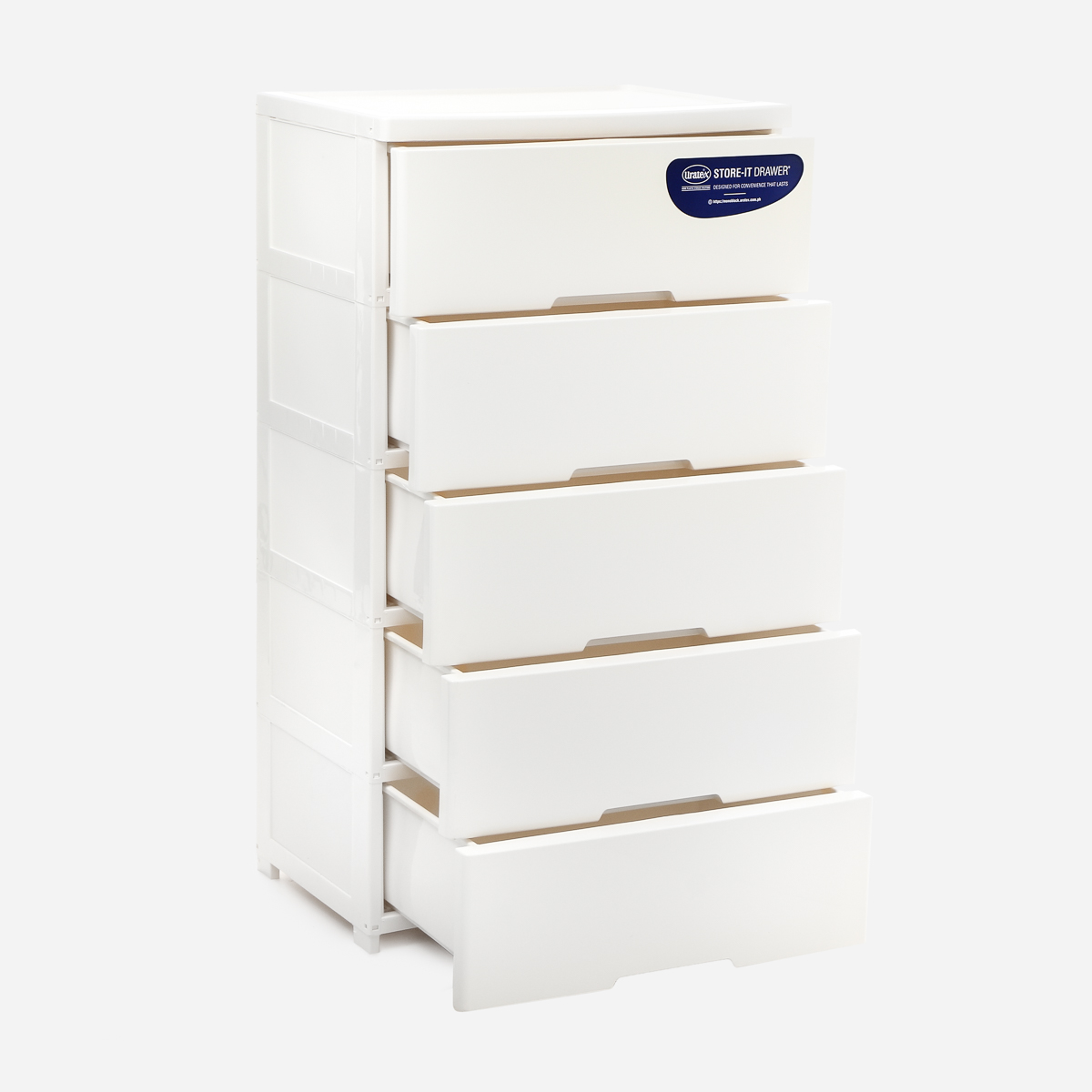 SM Home - Uratex Store-It 5 Layer Drawer – White